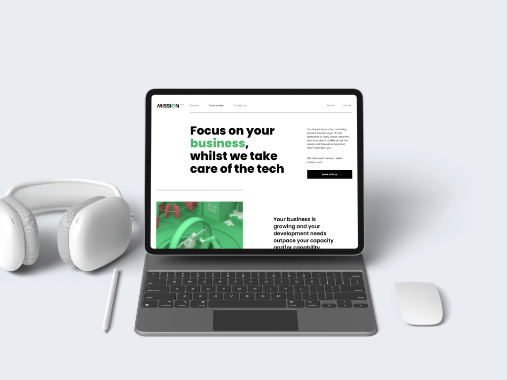 Mission Plus Agency Website - Luong Nguyen Huu